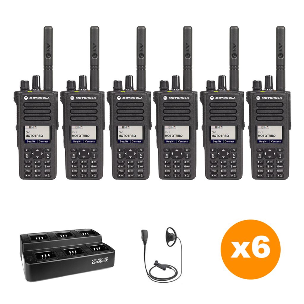 Motorola DP4800e Digital Radio x6 Bundle | Direct Radios