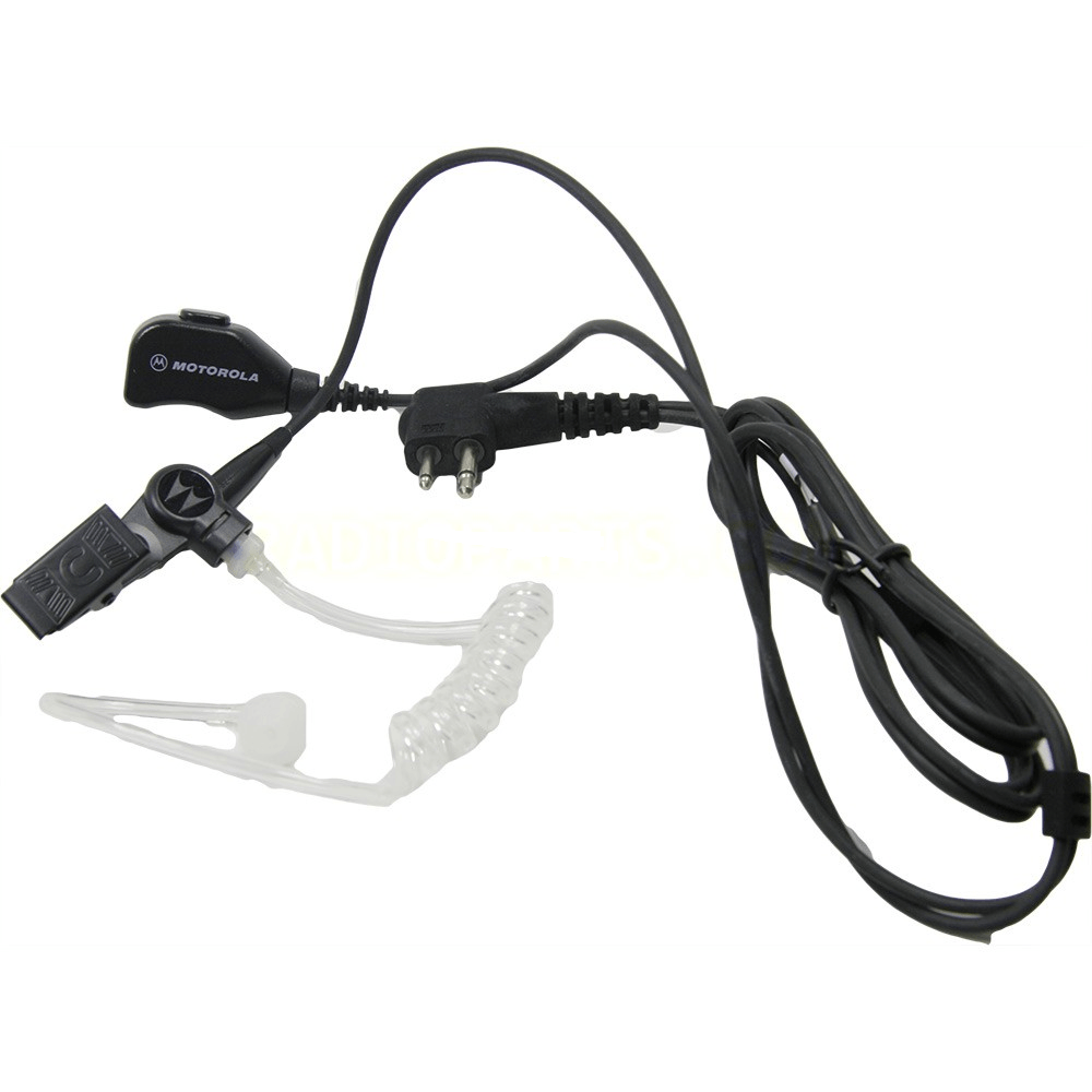 Motorola 2-Wire Earpiece With Clear Acoustic Tube (Black) PMLN6530A ...