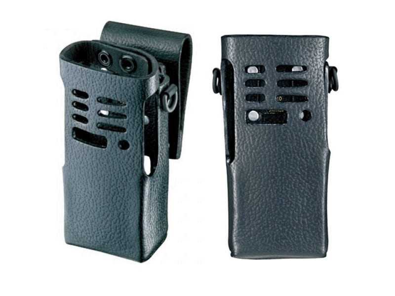 Motorola Hard Leather Carry Case For GP340 ATEX GMLN1111B | Direct Radios