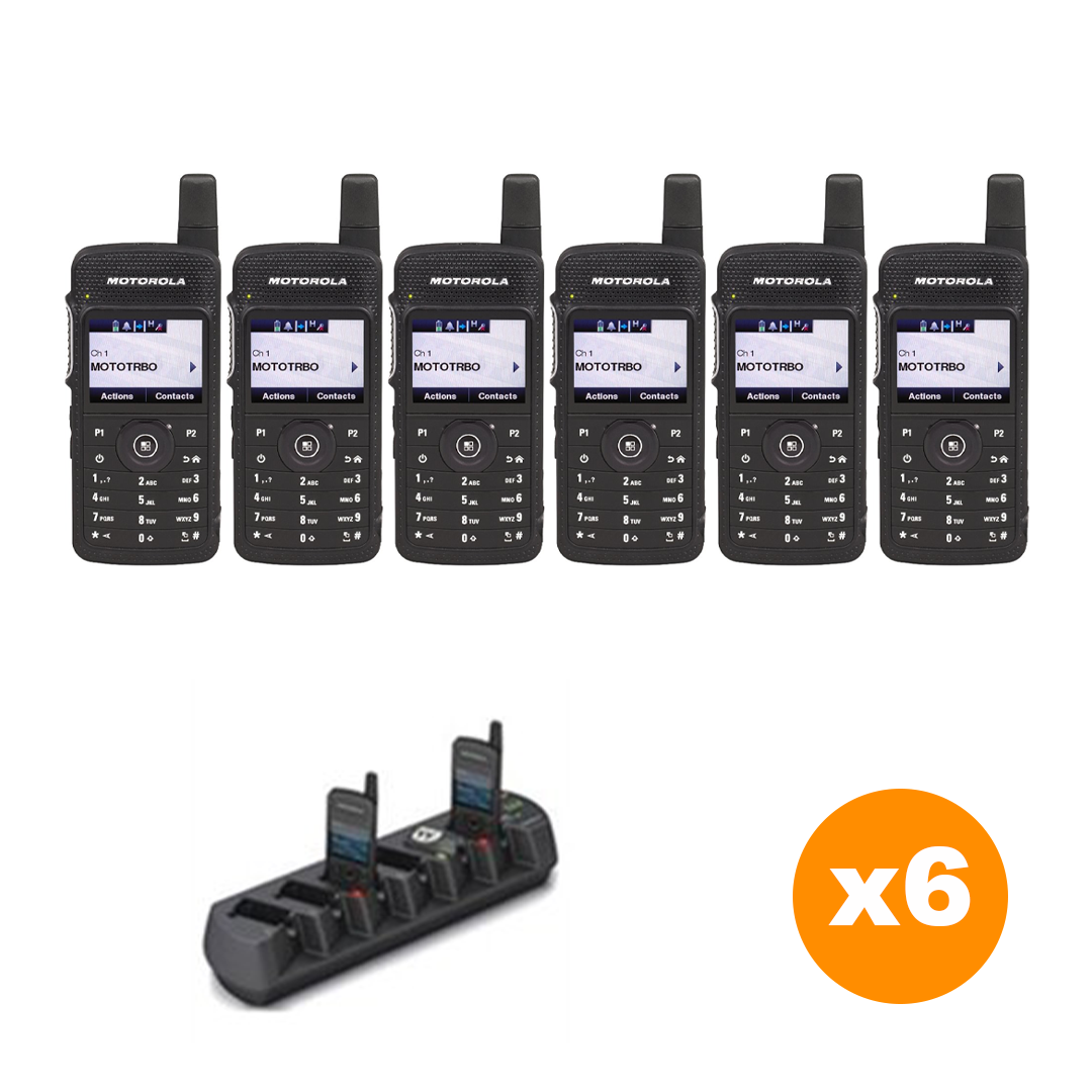 Motorola SL4010e Digital Radio x6 Bundle | Direct Radios