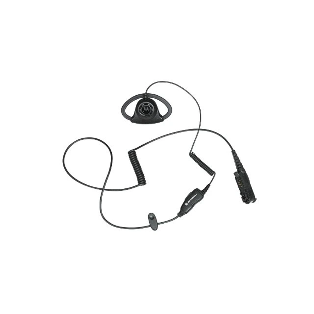 Motorola Adjustable D-Shape Earpiece with In-Line Microphone and PTT ...